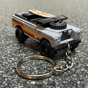 Land Rover Series II 2 Keychain Gray Hot Wheels Matchbox - Etsy