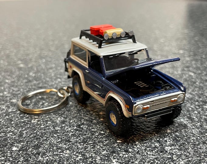 1971 Bronco 4x4 Keychain Diecast Car - Etsy