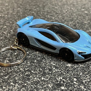 Mclaren P1 Keychain Blue Diecast Car Hot Wheels Matchbox - Etsy
