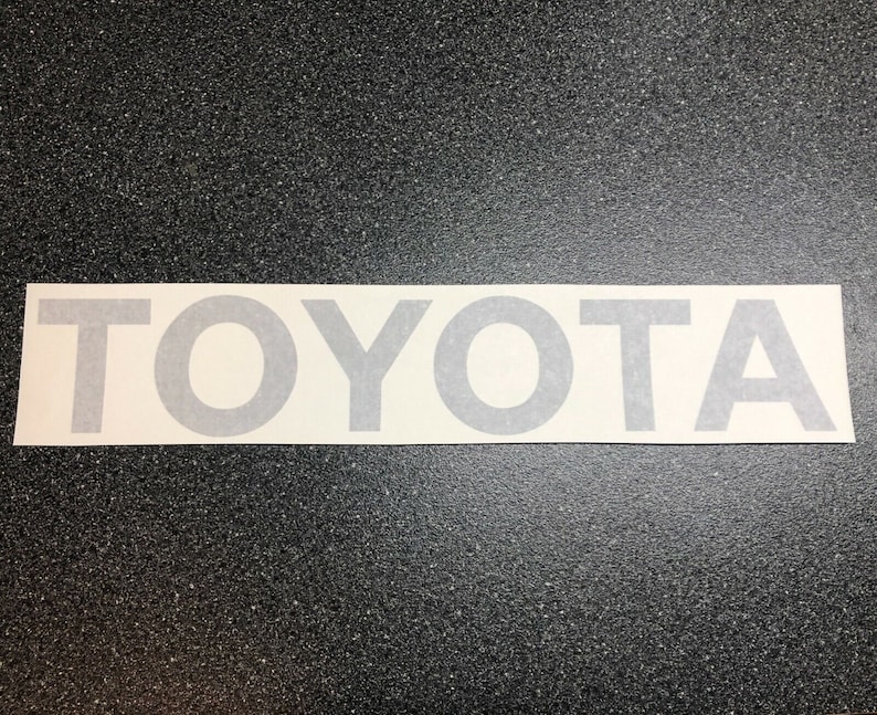 Toyota Truck Tailgate Vinyl Decal Sticker 30" X 5" Multiple Colors - Etsy