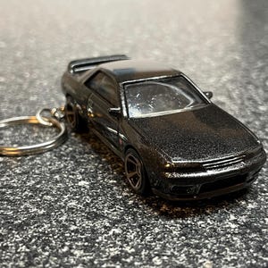 Nissan GT-R Skyline R32 Keychain Black Hot Wheels Matchbox - Etsy