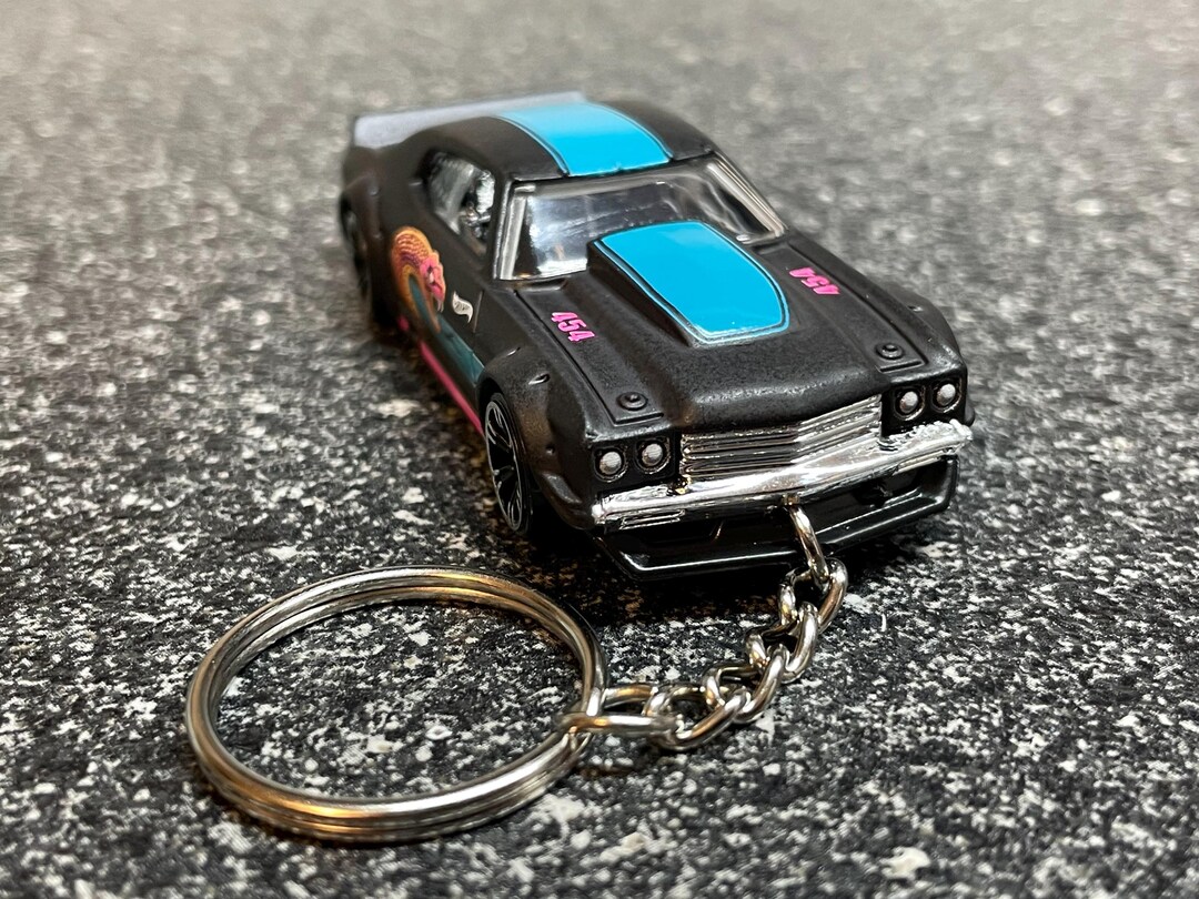 Chevy Chevelle SS 1970 Black Keychain Custom Hot Wheels Matchbox - Etsy