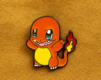 Charmander Pin,charmander Soft Enamel Pin,pokemon Enamel Pin,pokemon ...