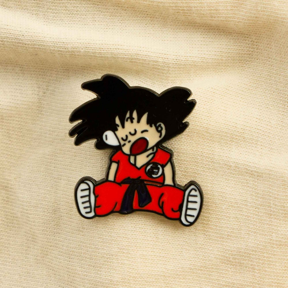 Cute Sleeping Son Goku Soft Enamel Pin - Etsy