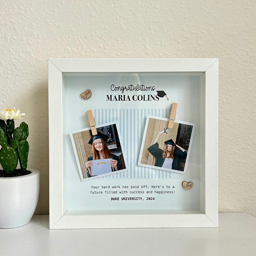 Personalized Graduation Gifts, Grad Gifts, Customizable Shadow Box ...