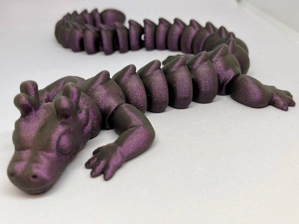 3D Printed Cute Dragon Fidget Articulated - Etsy