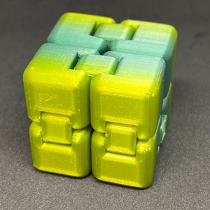Infinity Cube Fidget Articulated 3D Printed - Etsy