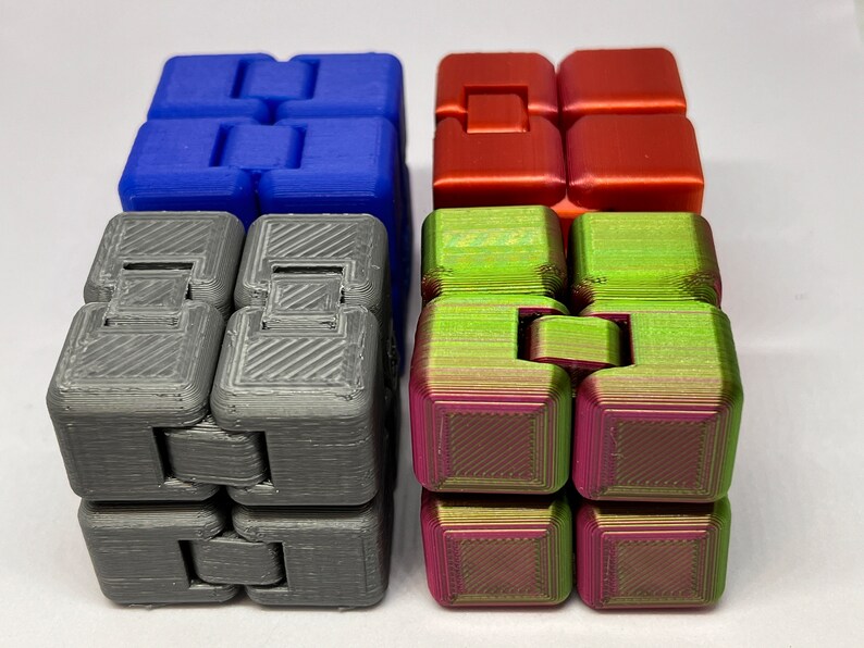 Infinity Cube Fidget Articulated 3D Printed - Etsy