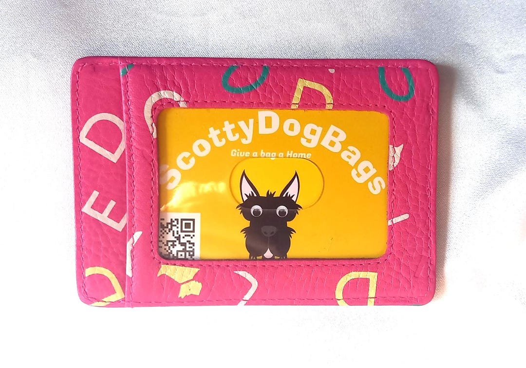 Radley Pink Leather Card Holder - Etsy