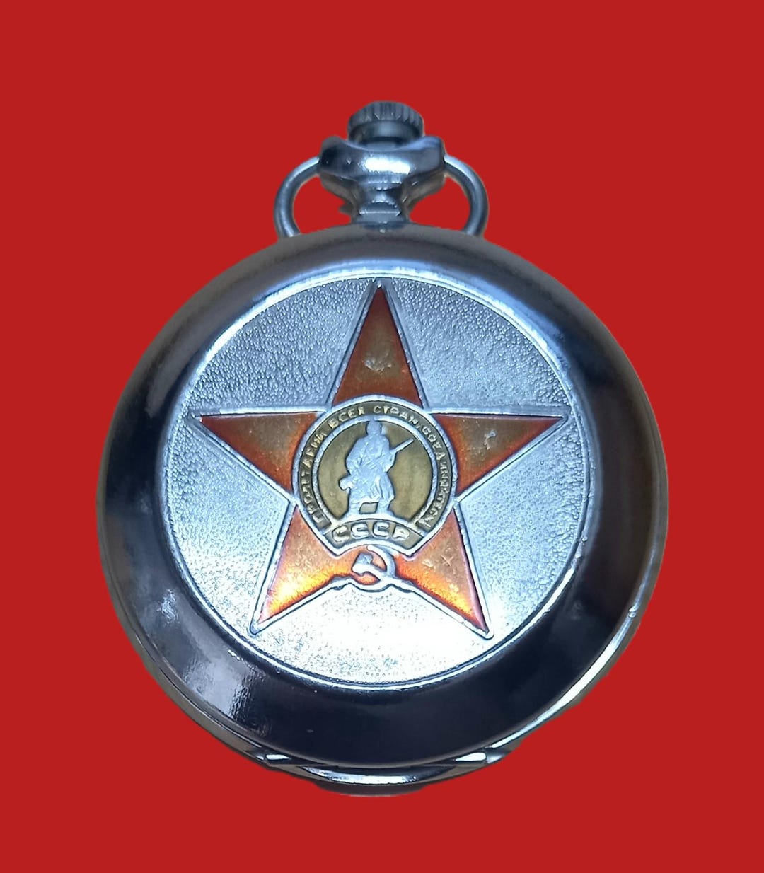 Vintage Molnija Soviet USSR Pocket Watch 3602 Movement - Etsy