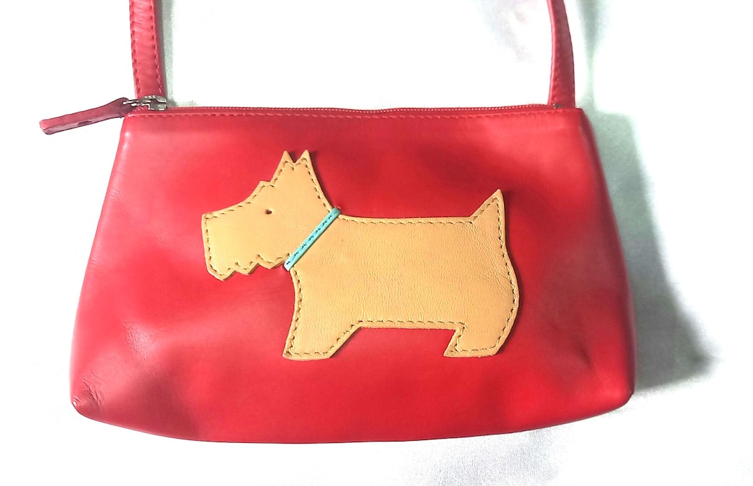 Vintage Radley Red Leather Mini Heritage Bag - Etsy