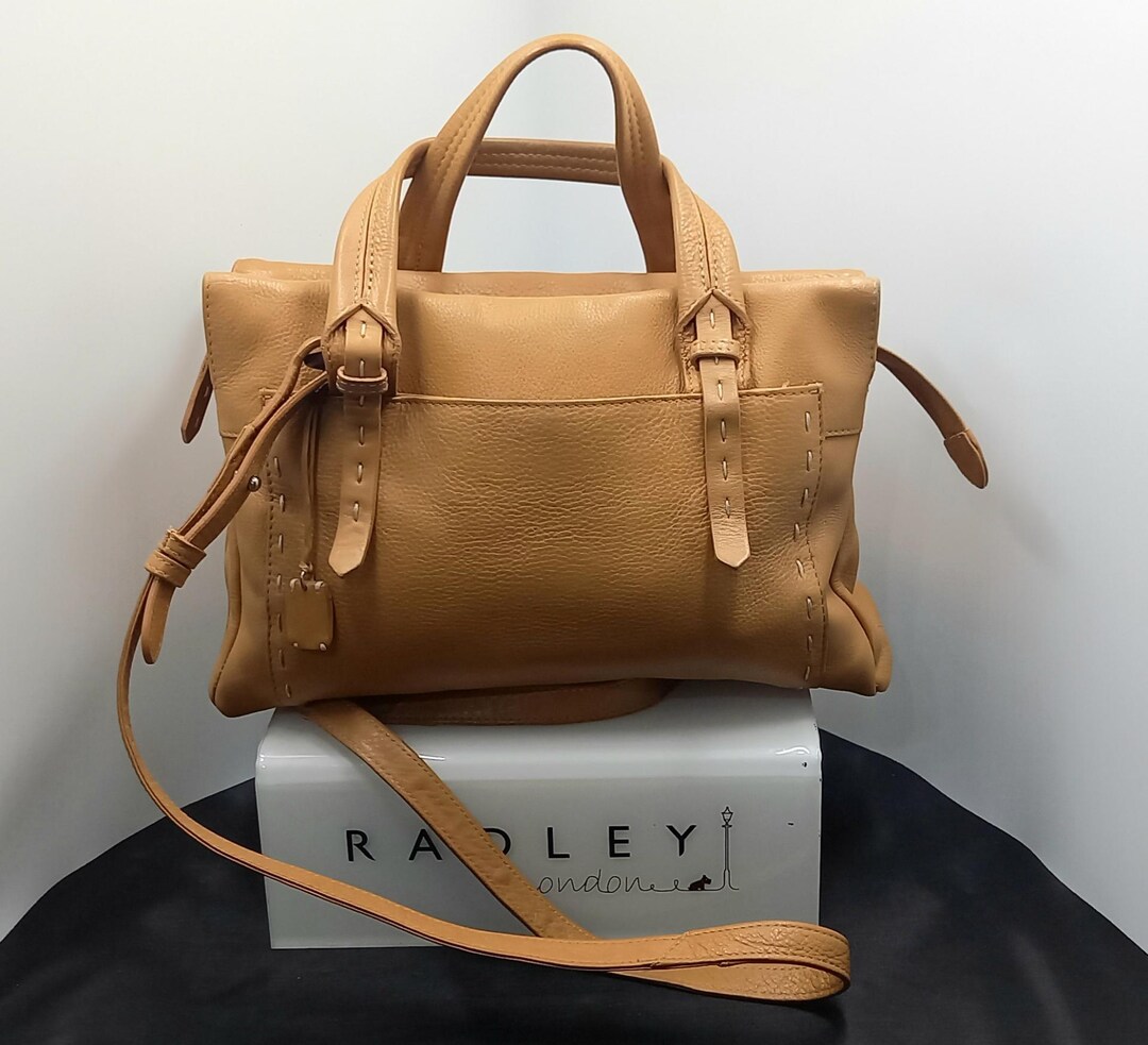 Vintage Preloved Radley London Tan Leather Multiway Bag - Etsy