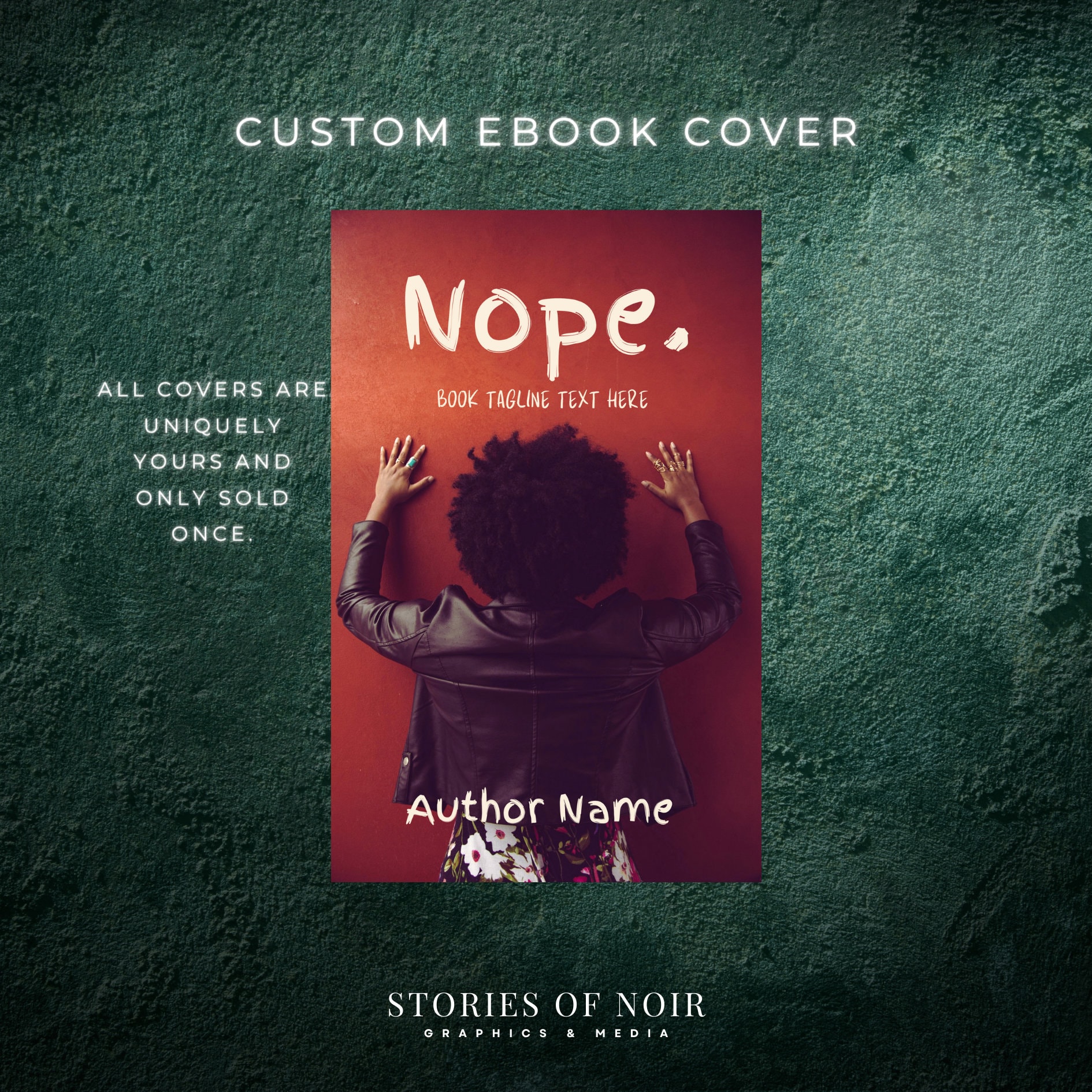 Custom Book Cover, Black Girl Book Covers, African American Premade ...