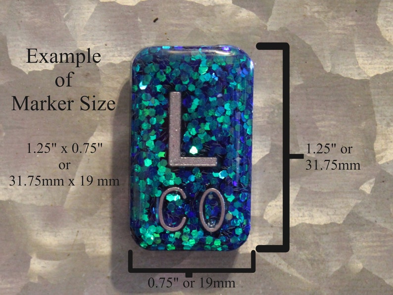 Left and Right Solid Color X-ray Markers, Paired X-ray Markers With ...
