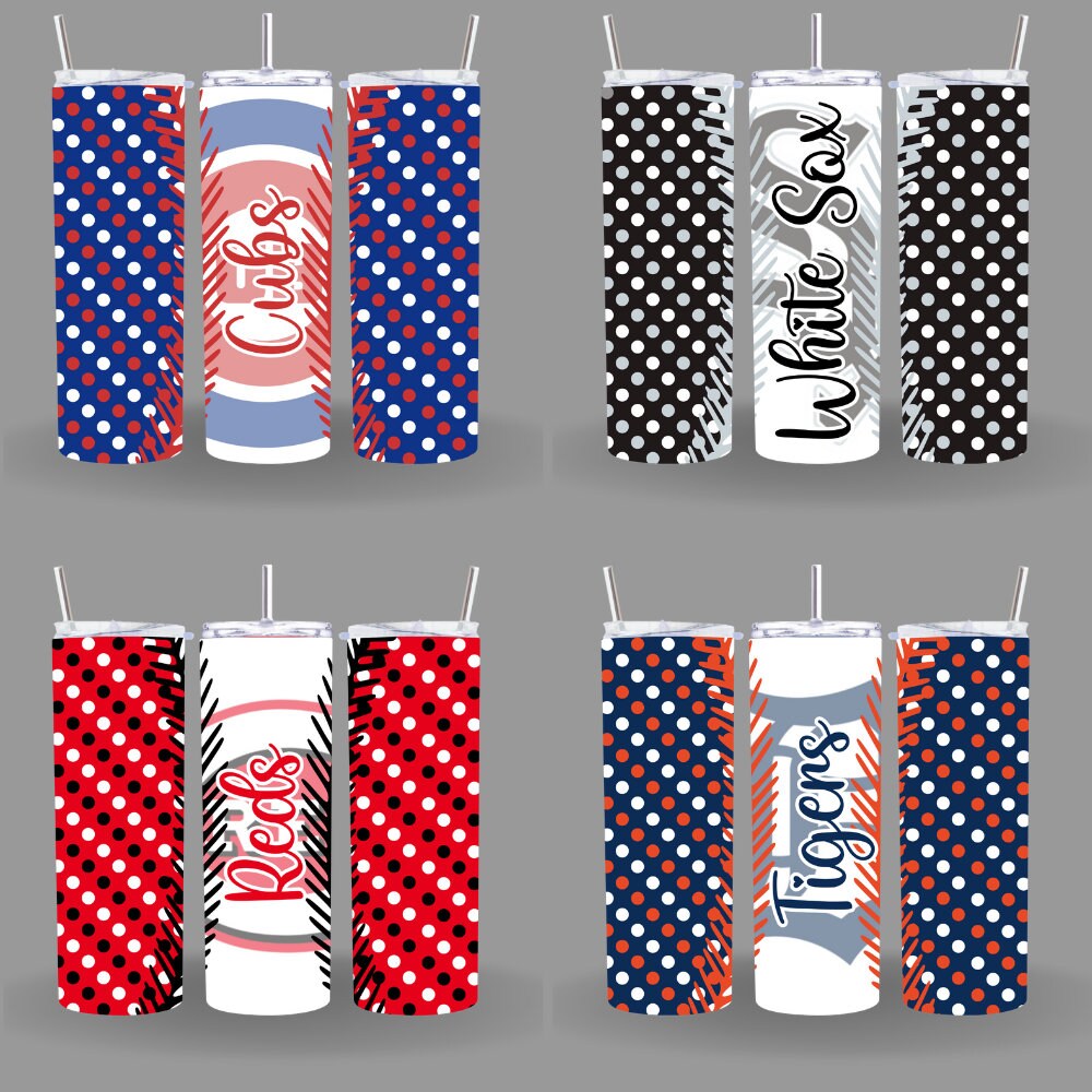 MLB Teams Design • 20 Oz Sublimation Tumbler • DIGITAL DESIGN - Etsy