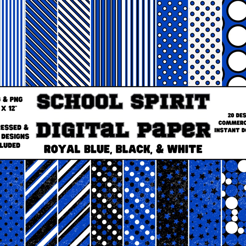 Royal Blue Paper - Etsy
