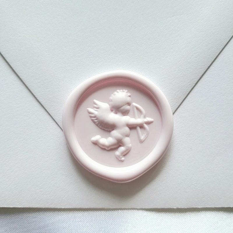 Cherub Wax Seal Stickers - Etsy