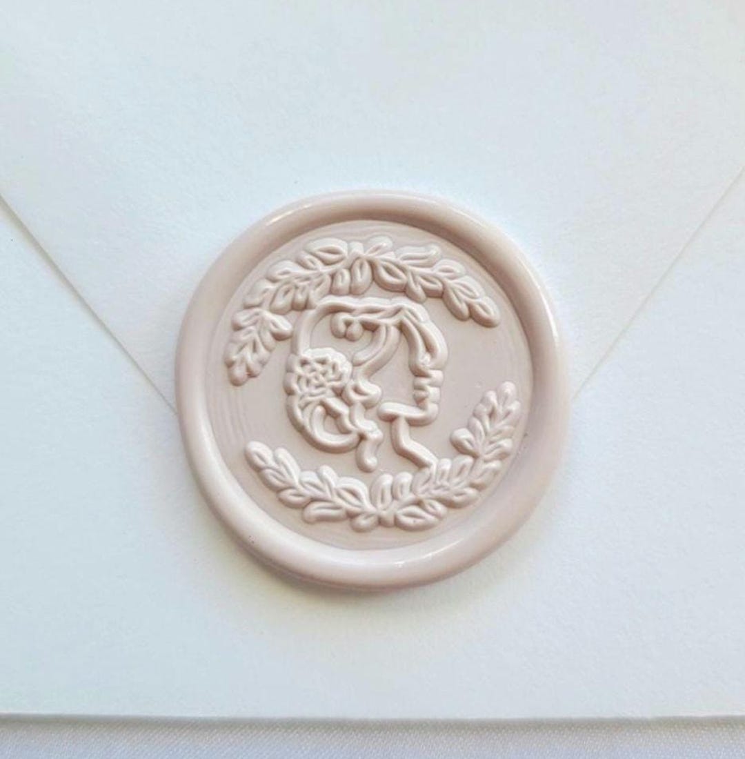 Woman Wax Seal Sticker, Quinceanera Envelope Seal, Wedding Invitations ...