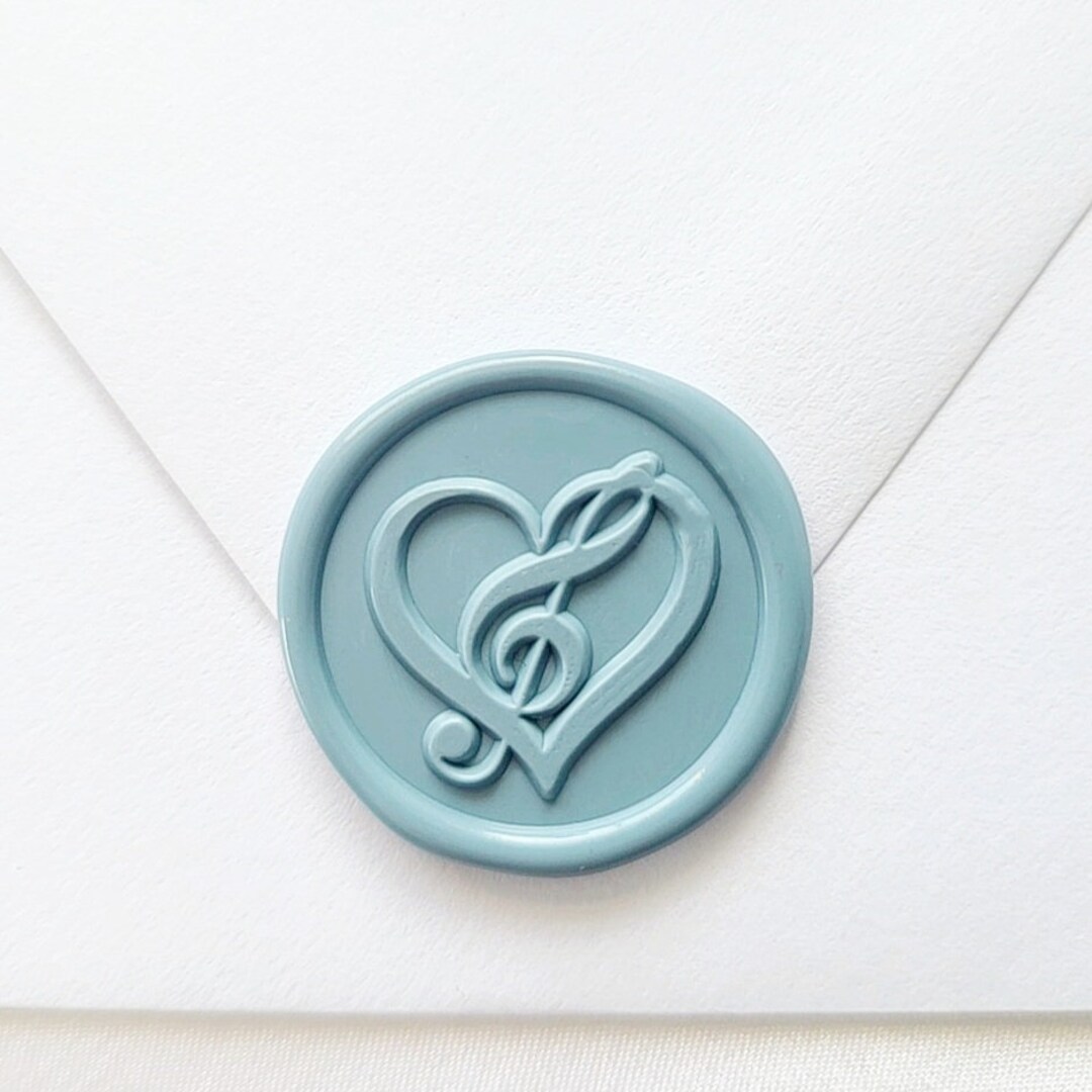 Music Note Wax Seal Sticker, Self Adhesive Premade Envelope Seal ...