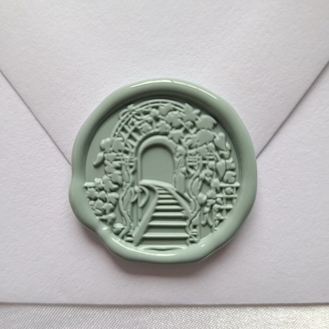 Garden Pathway Wax Seal Stickers, Garden Trellis, Self Adhesive ...