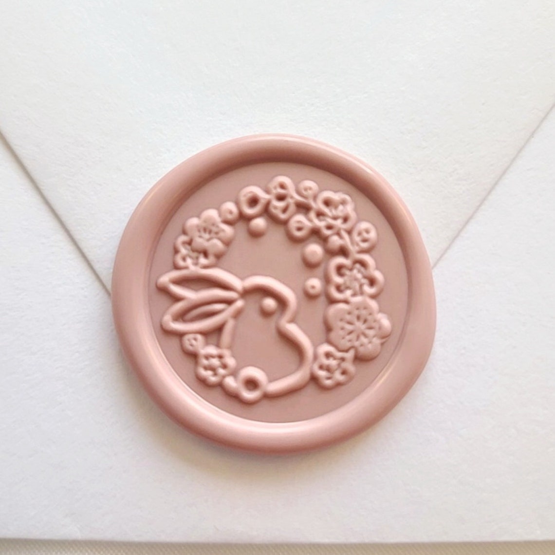 Bunny Rabbit Wax Seal Stickers, Self Adhesive Premade Envelope Seal ...