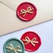 Christmas Wax Seals With Gold Accents, Self Adhesive Stickers, Holiday ...