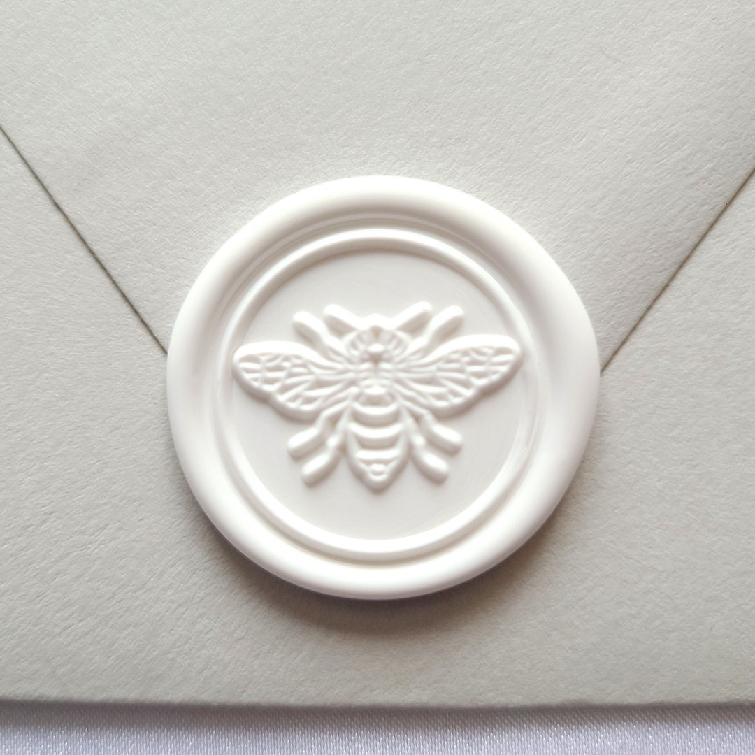 Honey Bee Wax Seal Sticker, Bee Premade Envelope Seal, Self Adhesive ...