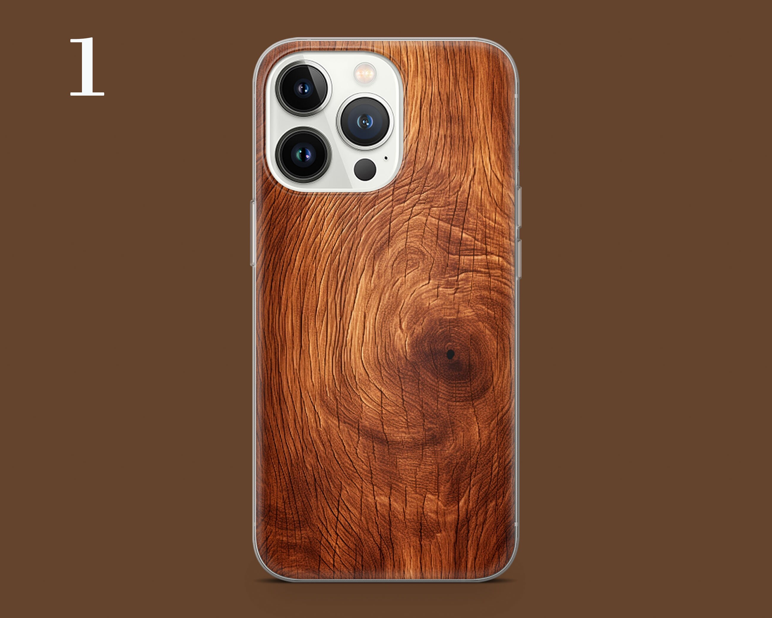 Mild Red Wood Light Oak Wood Textured Phone Case for iPhone 14 13 Pro ...