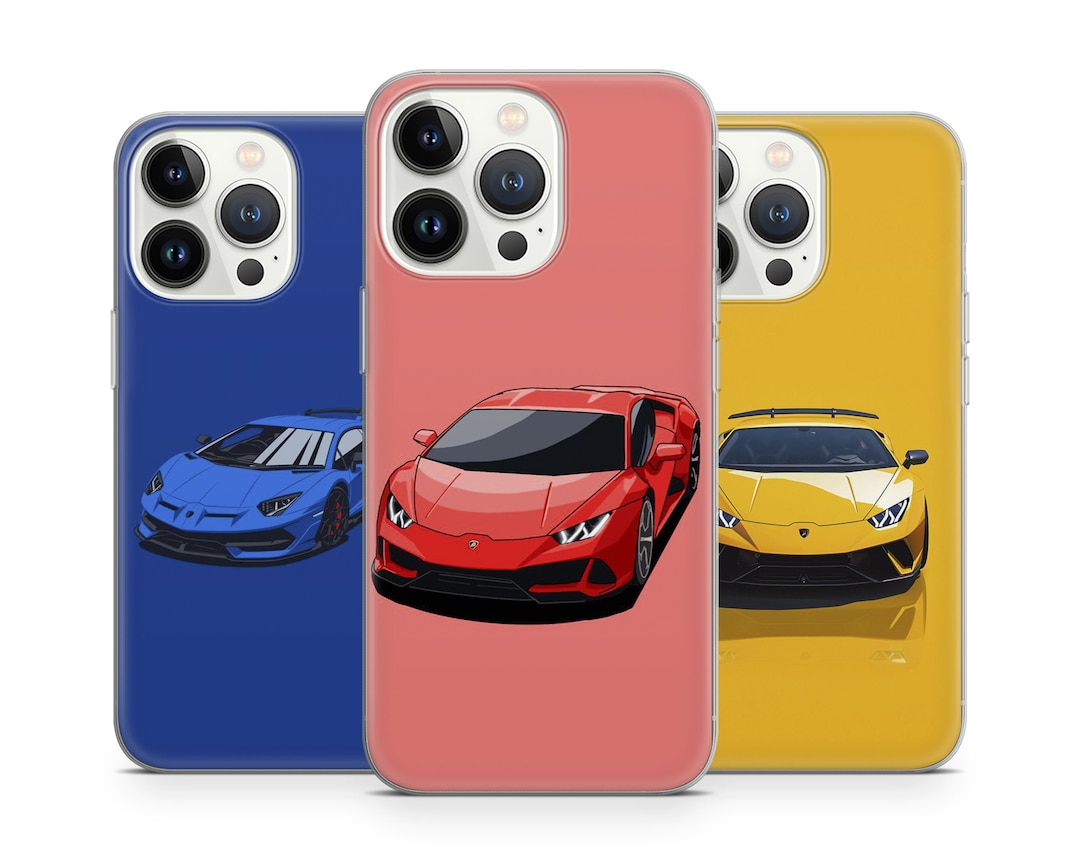 Lambo Rari Sports Car Racing Simple Phone Case for iPhone 15 14 13 Pro ...