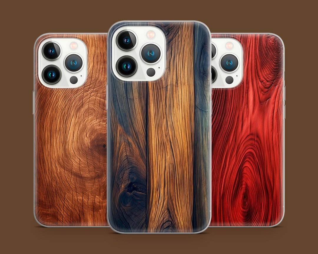 Mild Red Wood Light Oak Wood Textured Phone Case for iPhone 14 13 Pro ...