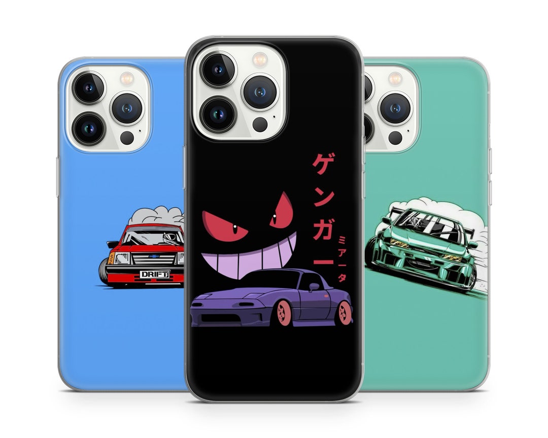 Japan Drifting JDM Sky Line Racing Car Phone Case for iPhone 16 15 14 ...