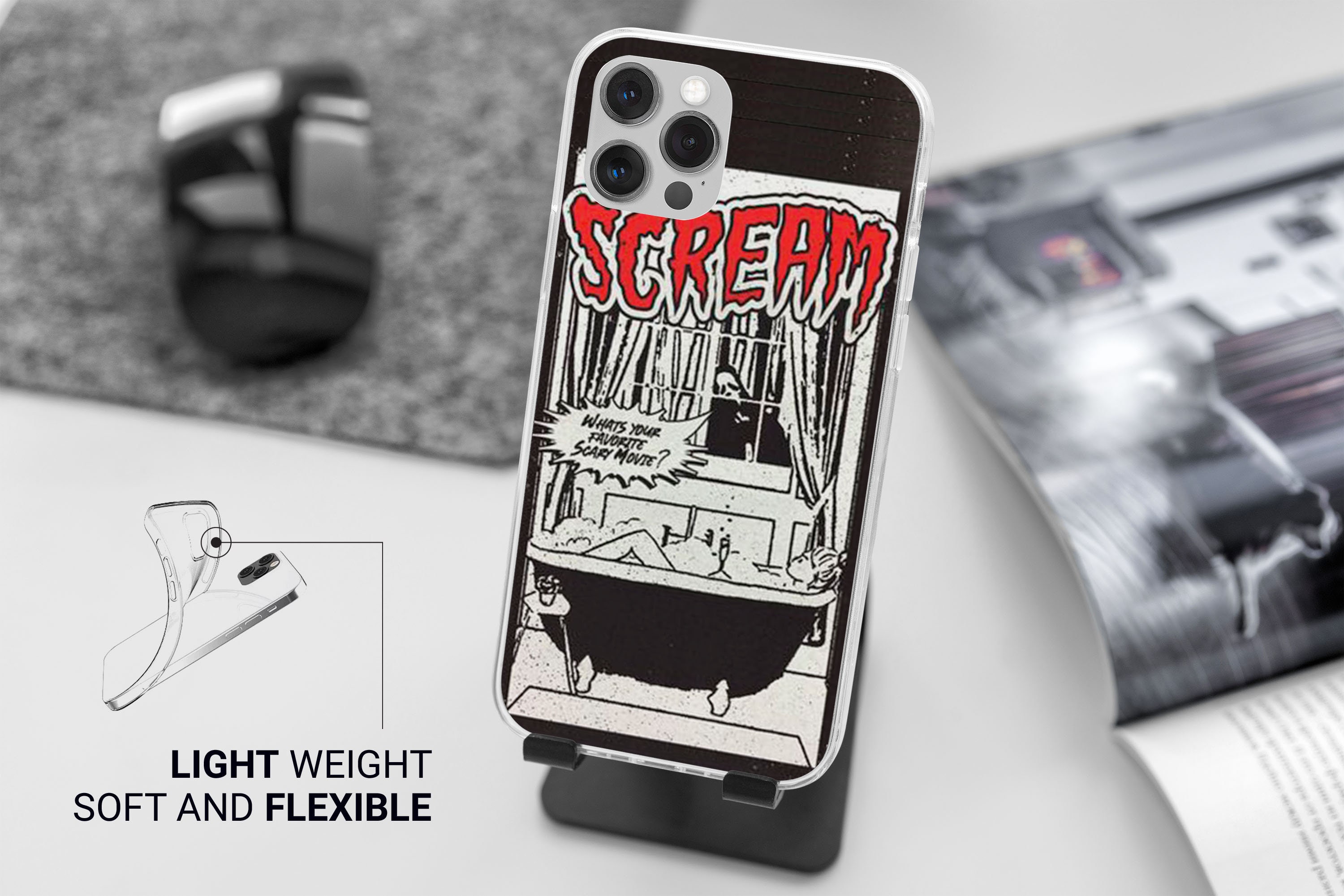 Sidney Stab Scary Movie Horror Art Phone Case for iPhone 15 14 13 Pro ...