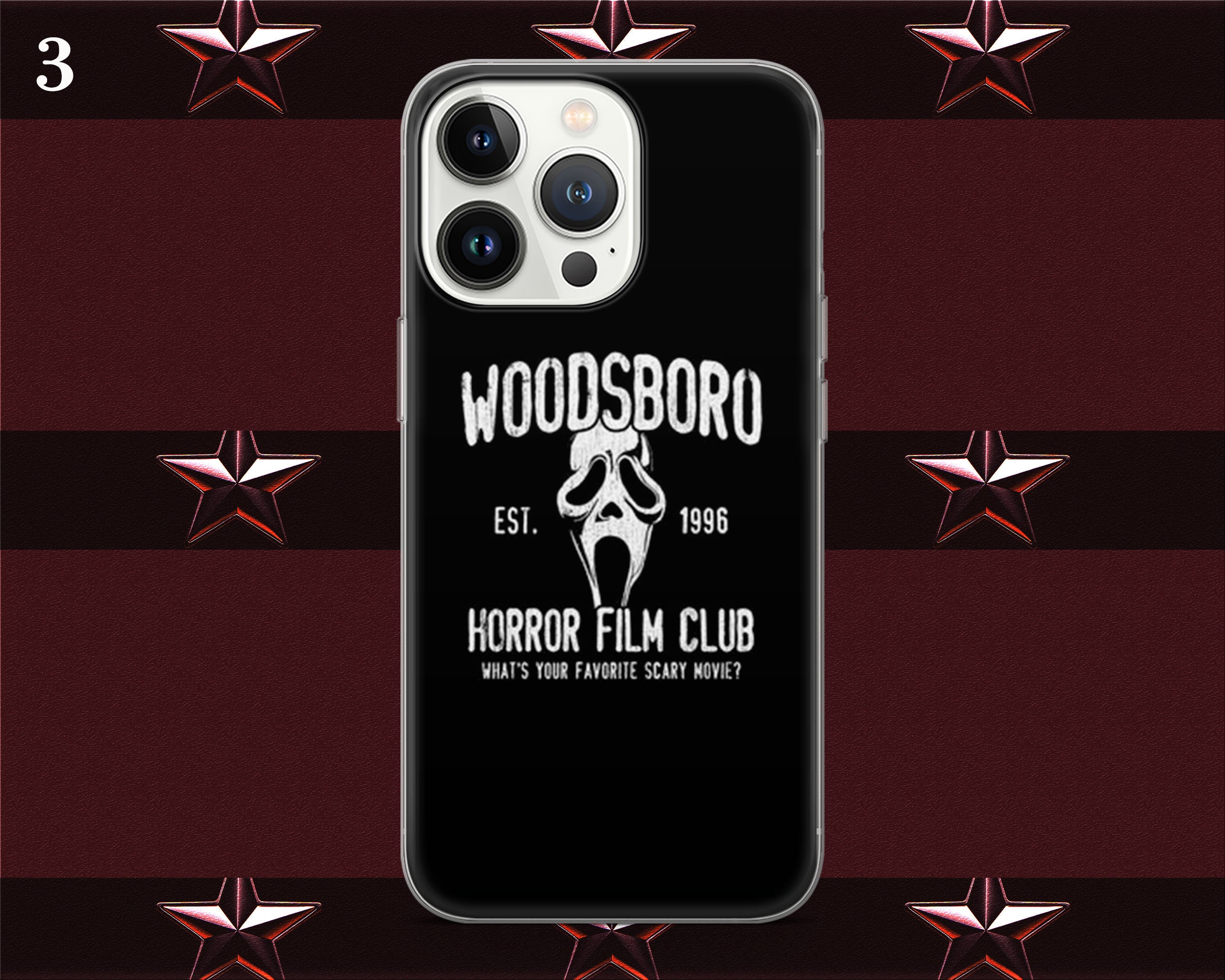 Sidney Stab Scary Movie Horror Art Phone Case for iPhone 15 14 13 Pro ...