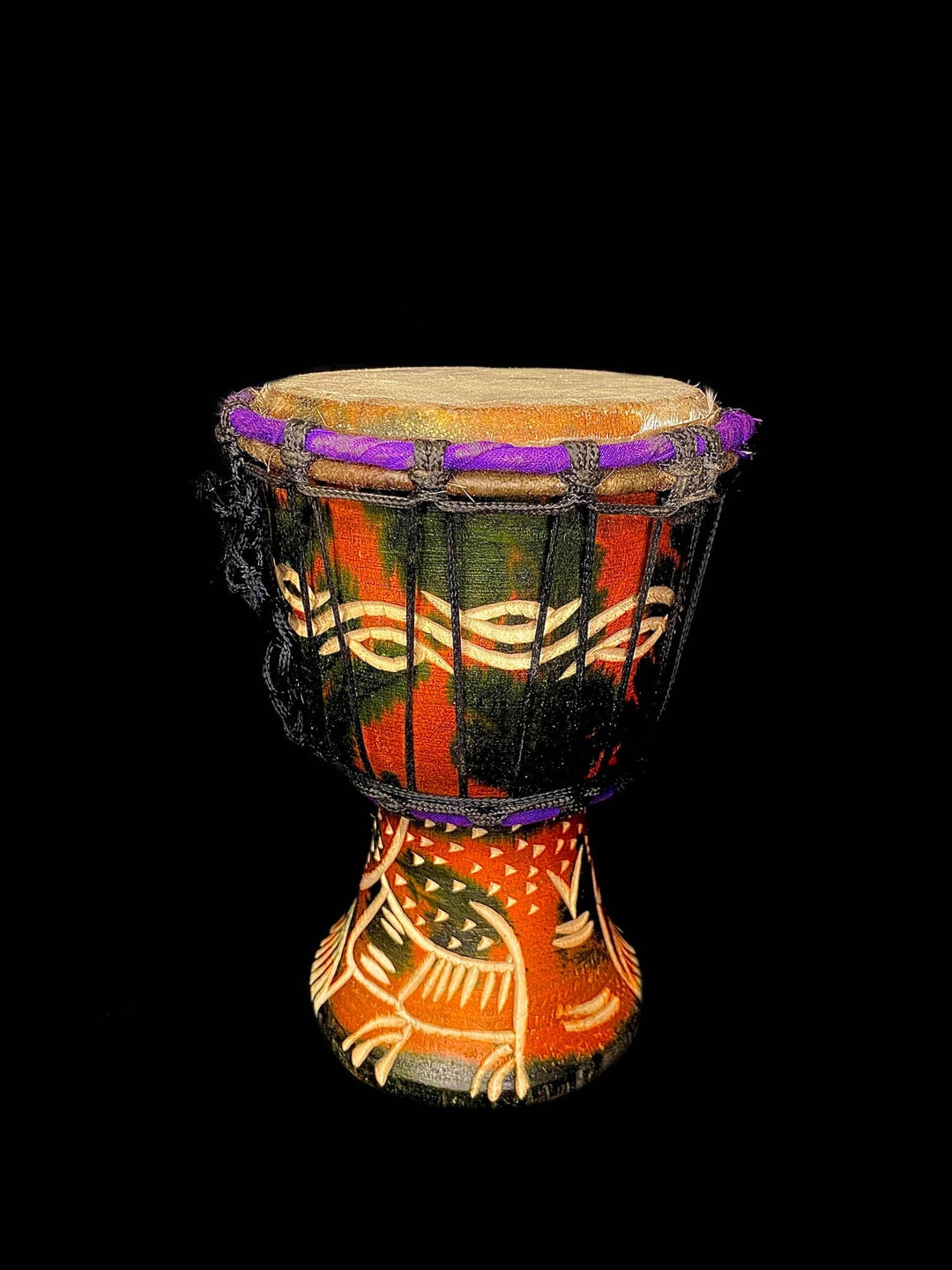 Ethnical Wooden Mall Handmade Djembe Color Drum Tribal African ...