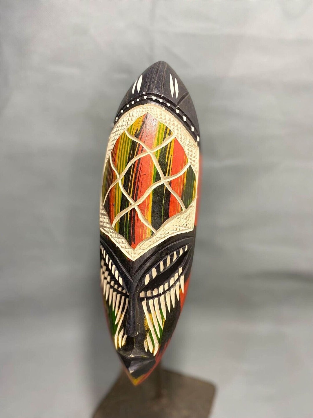 Authentic African Mask Hand-carved Wood African Passion Mask - Etsy