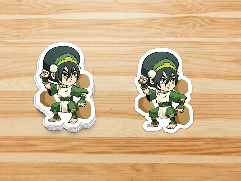 ATLA Toph Sticker - Etsy