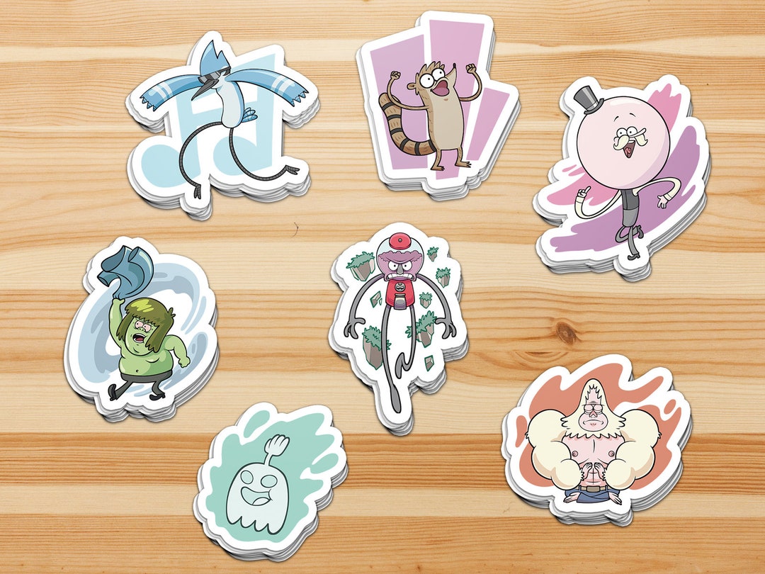 Regular Show Stickers - Etsy