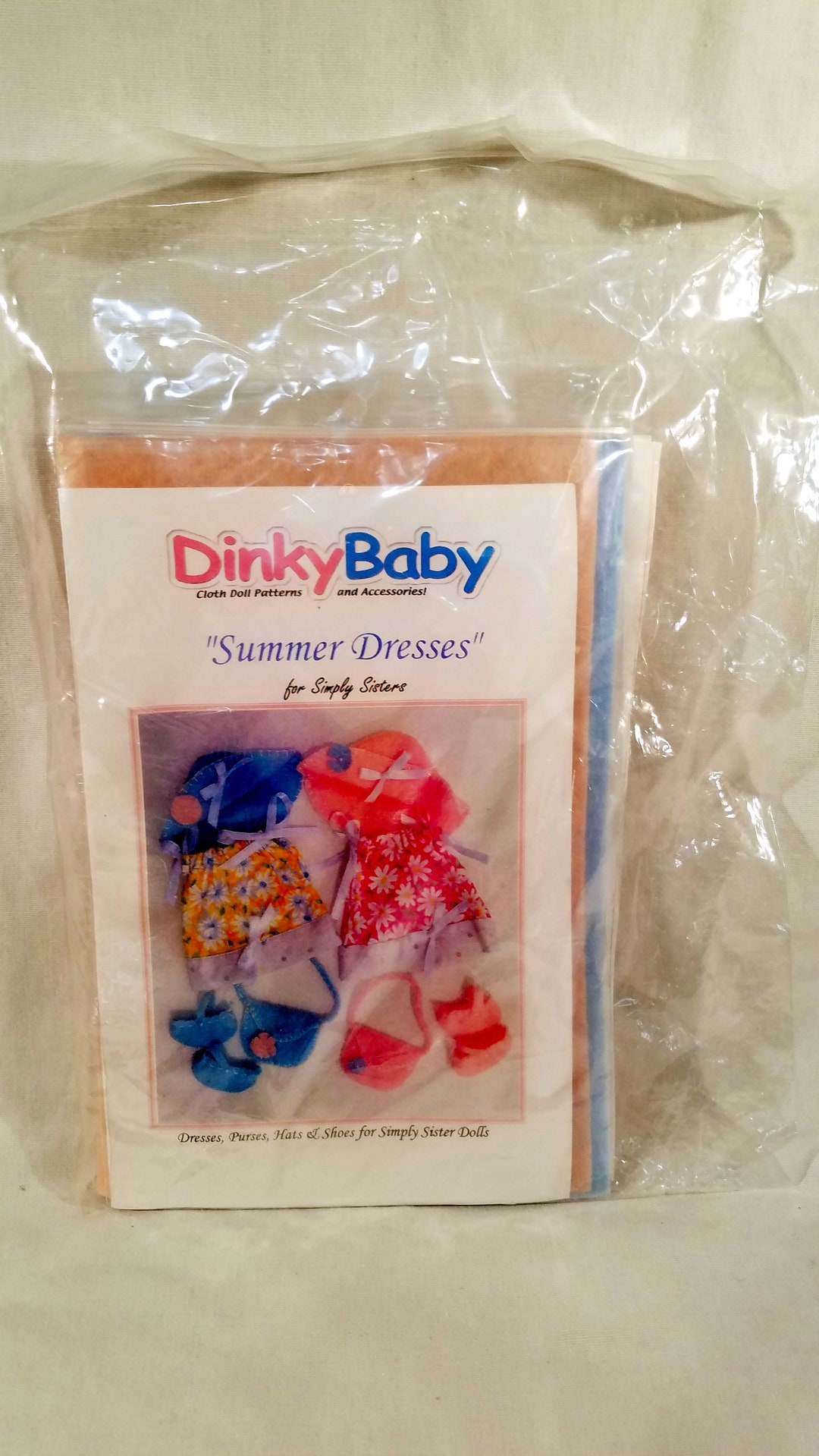 Dinky Baby simply Sisters Summer Dresses Clothes Costumes Kit Materials ...