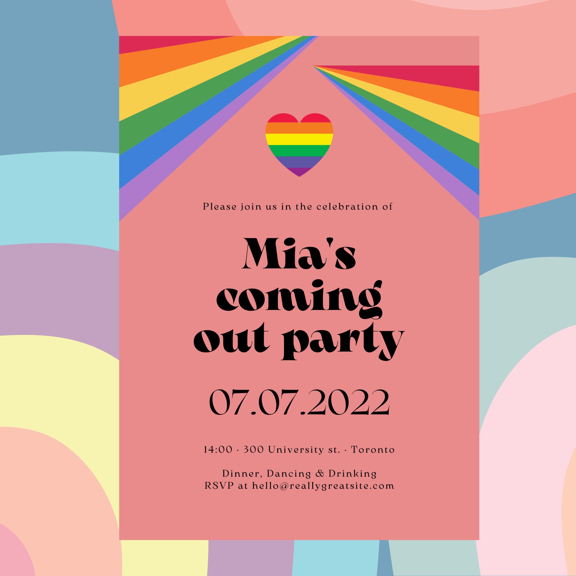 Coming Out Of The Closet Party