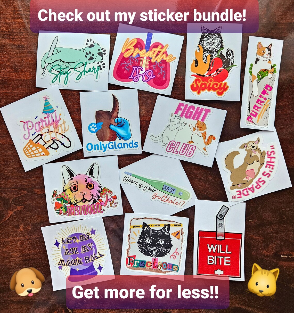 Only Glands Sticker (vet Tech) - Etsy