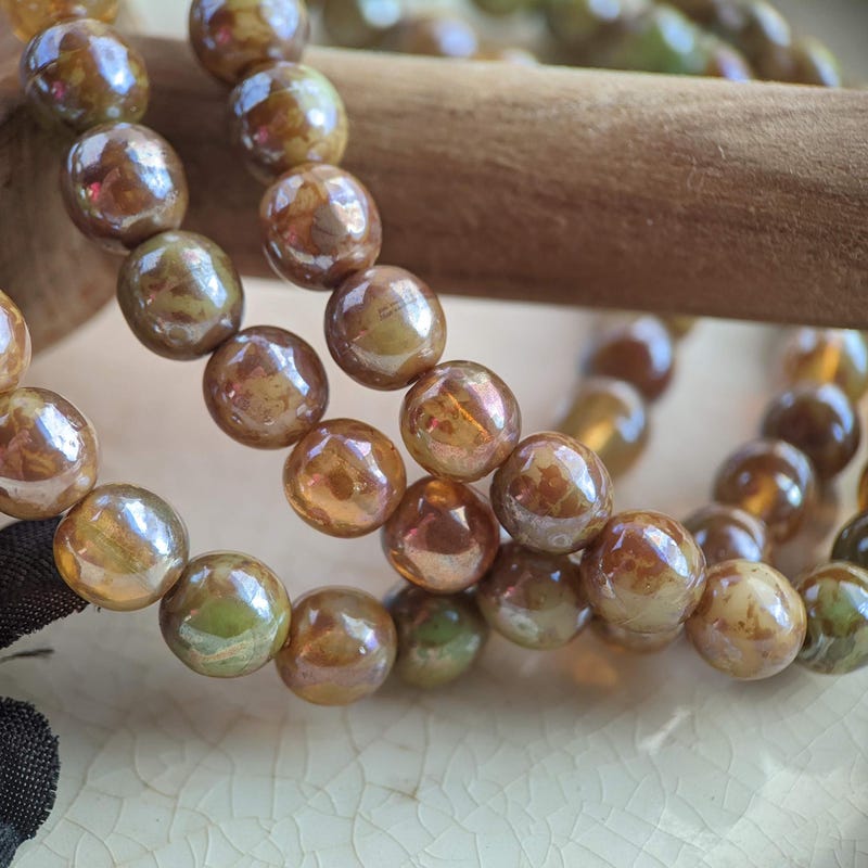 Pressed Czech Glass Druks - Etsy