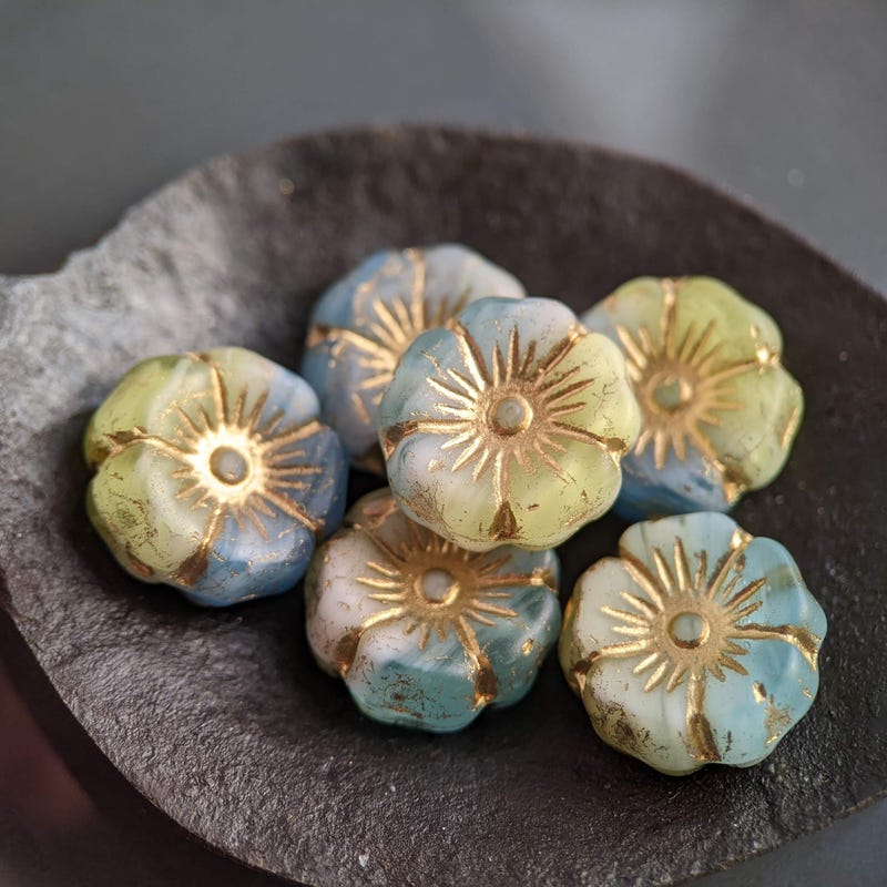 Glass Flowers Jewelry - Etsy