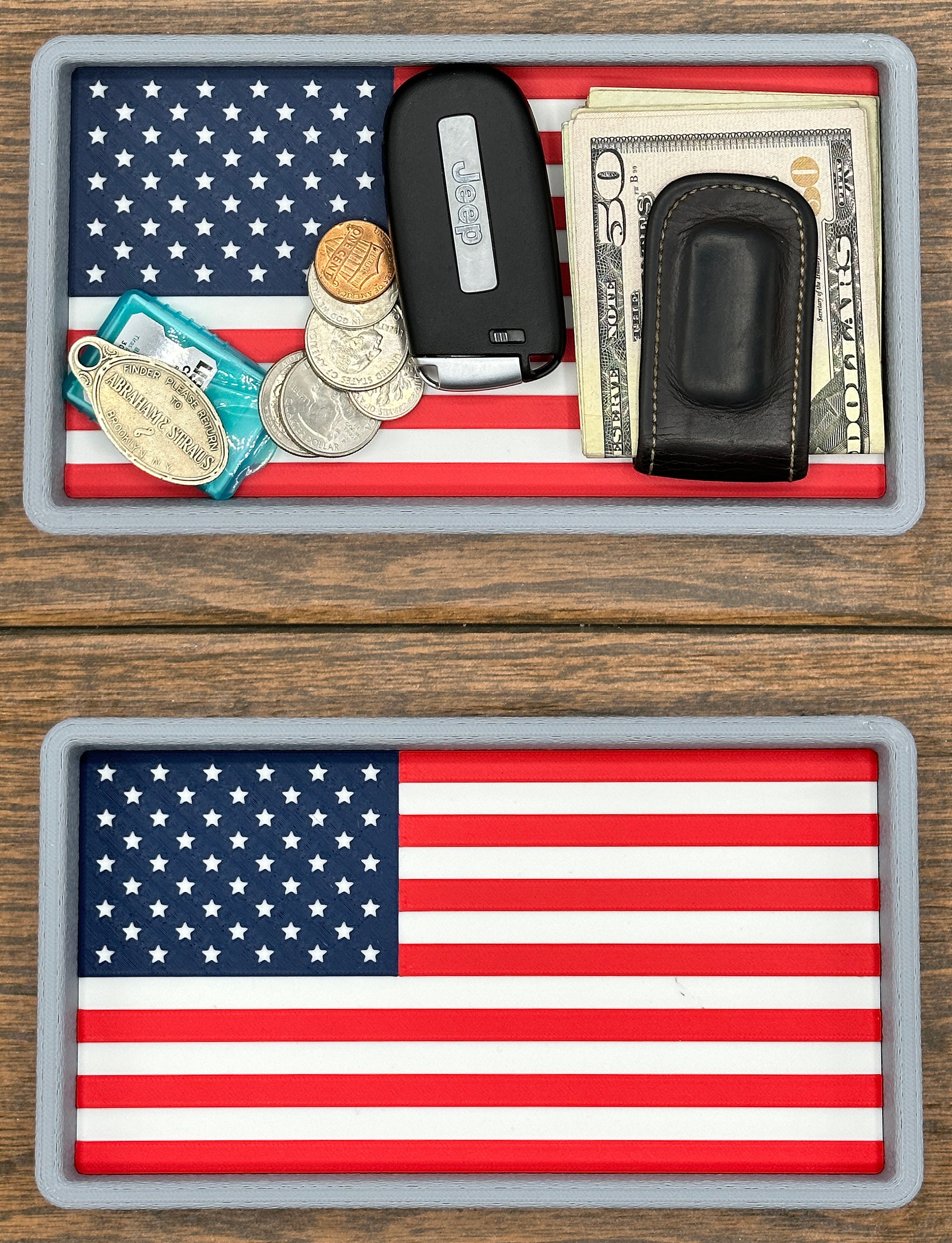 Valet Tray for Dad, Father's Day Gift, Catch All Tray, EDC Tray, USA ...