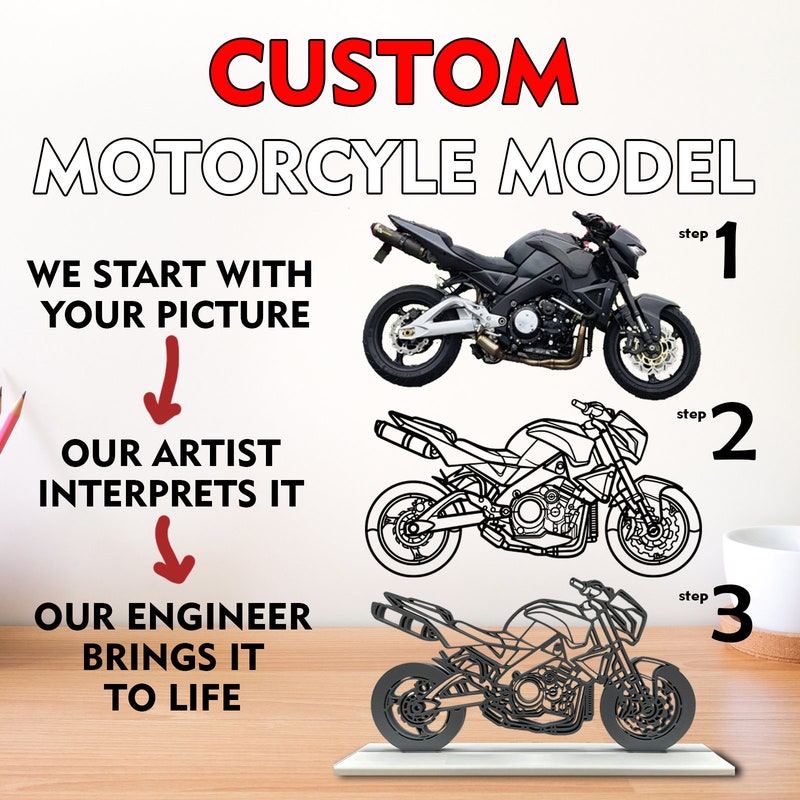 Motorcycle Model - Etsy