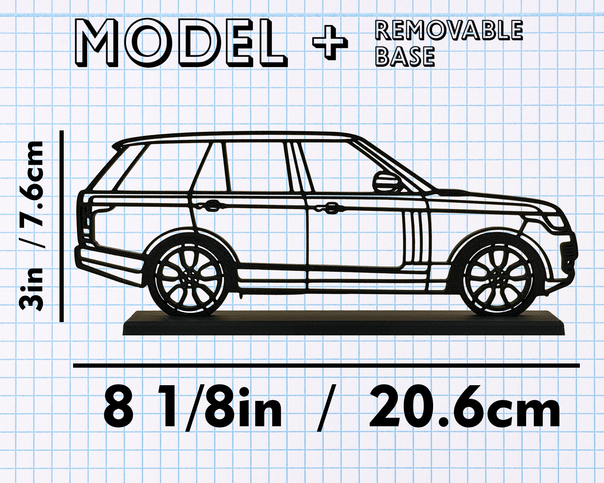 2013-2021 Range Rover Custom Name Desk Decor for Office Bookshelf Decor ...