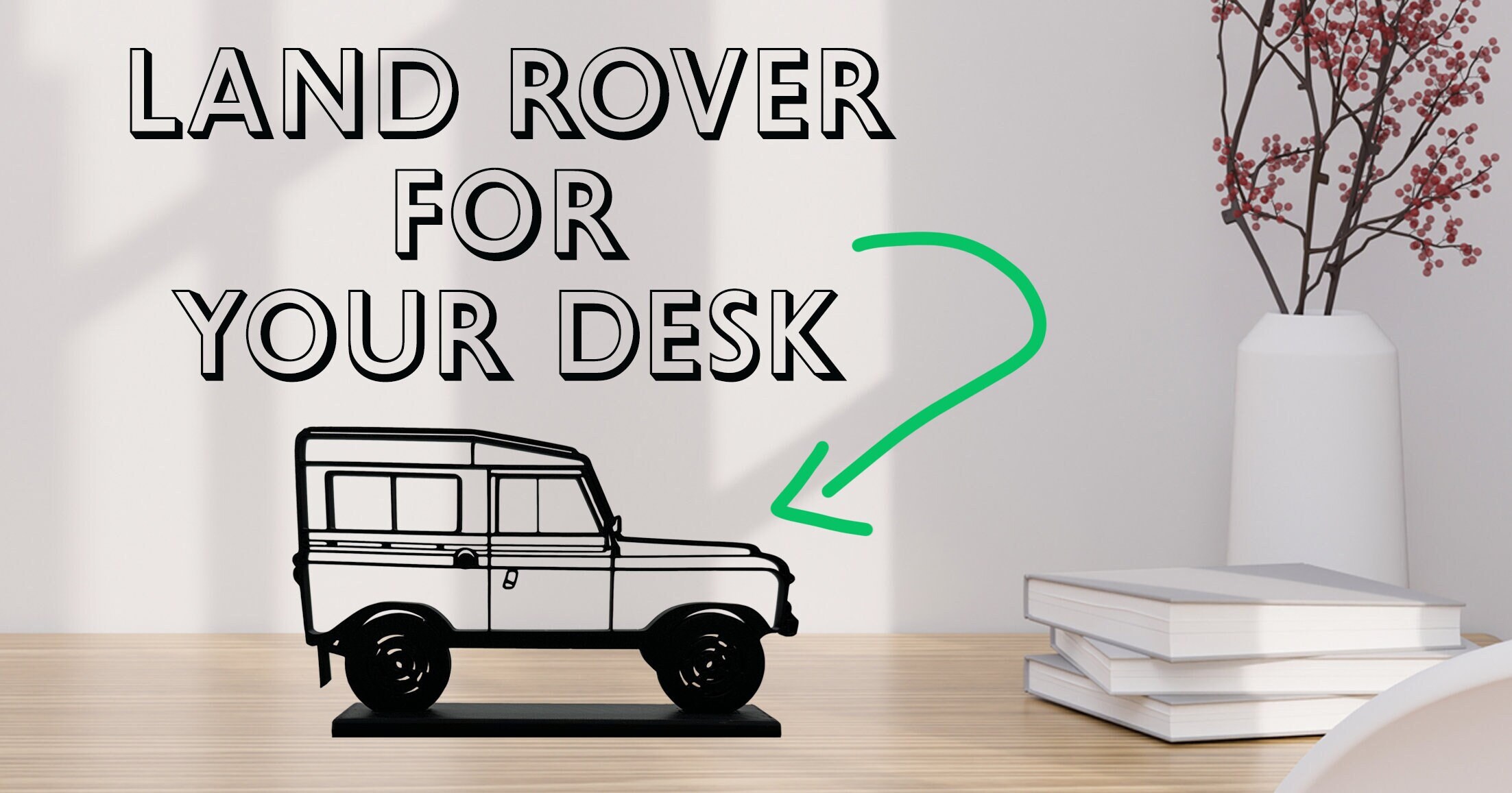 Land Rover Model Custom Name Desk Decor for Office Bookshelf Decor for ...