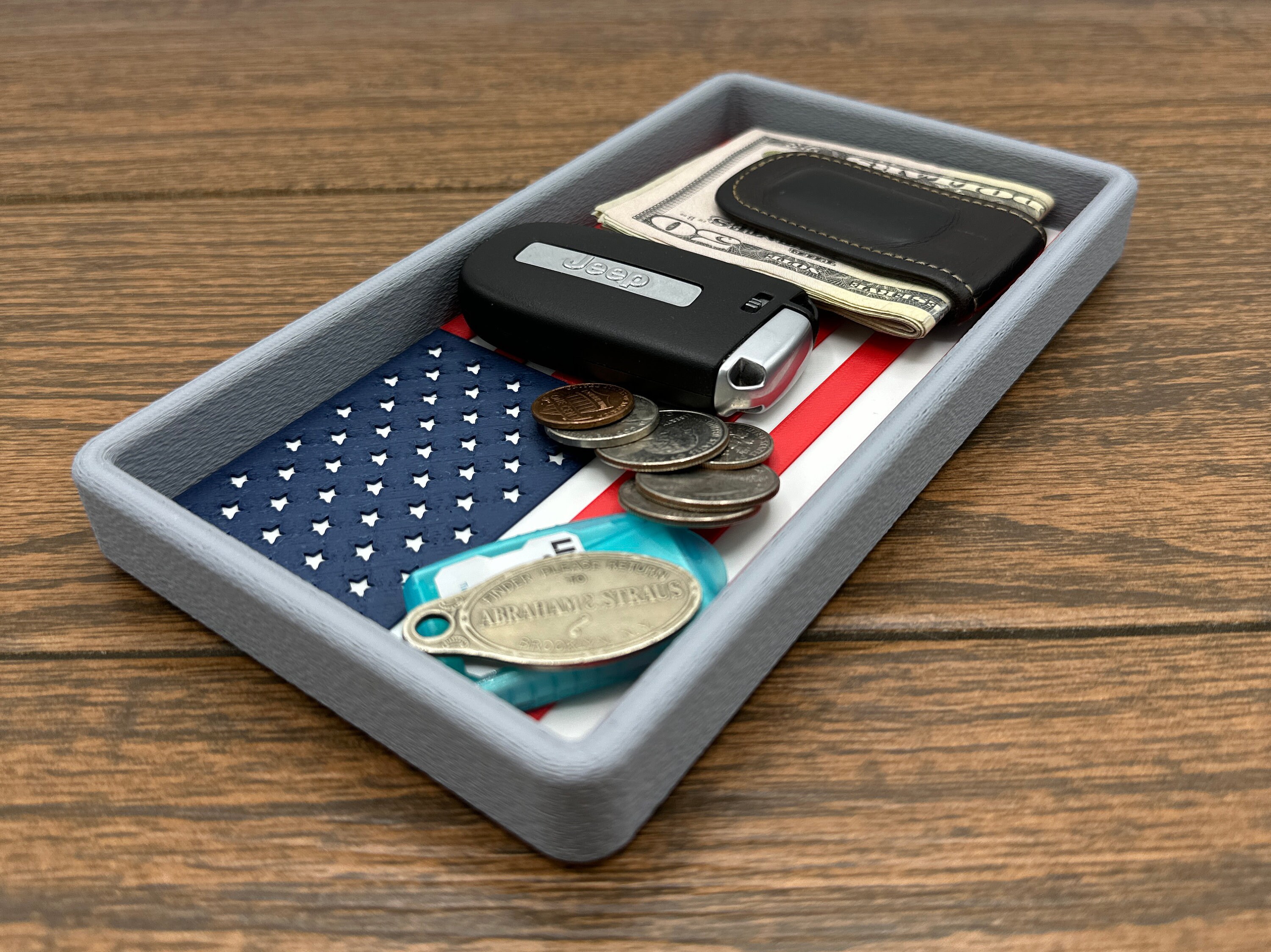 Valet Tray for Dad, Father's Day Gift, Catch All Tray, EDC Tray, USA ...