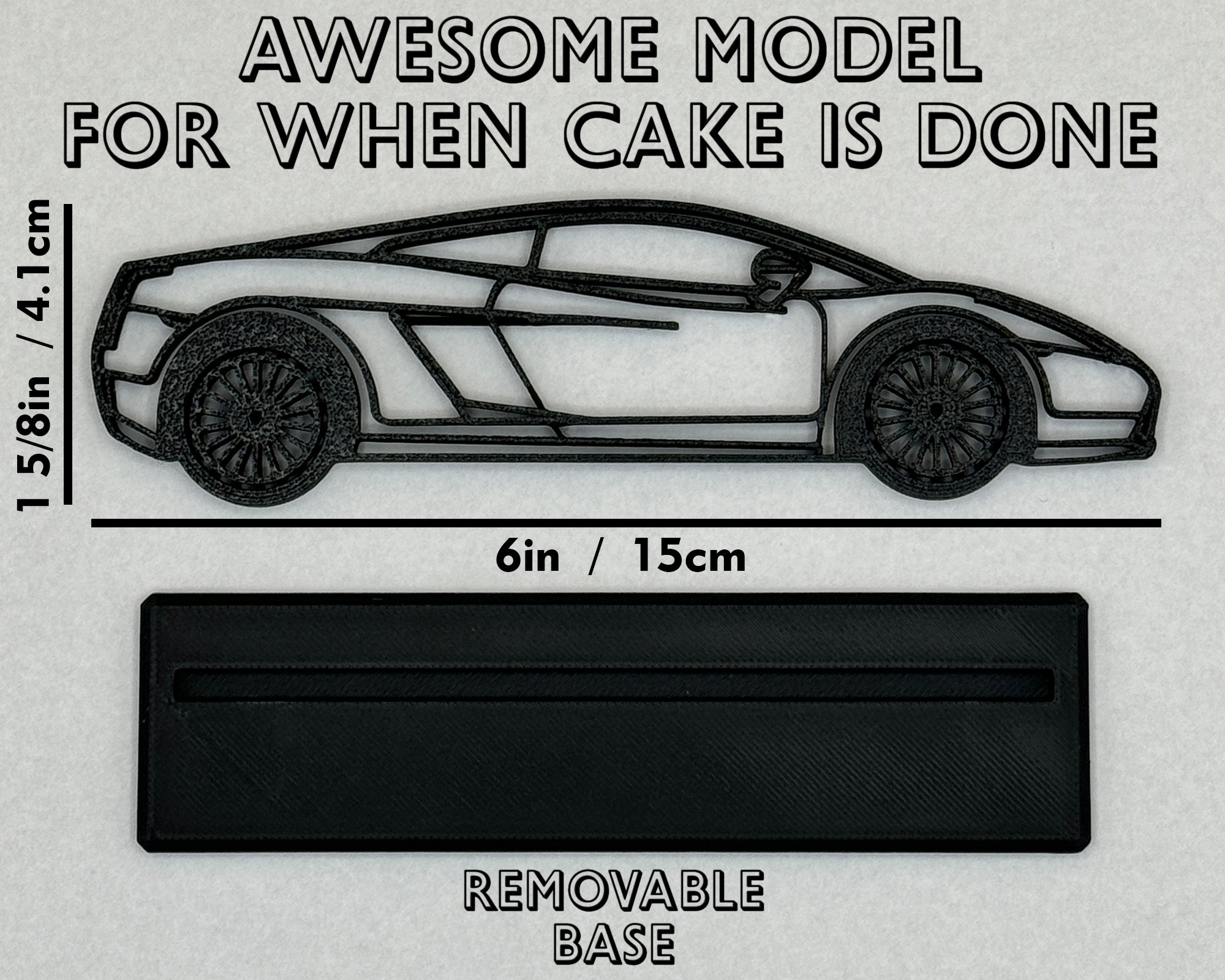 Lamborghini Personalized Cake Topper Keepsake Lamborghini Car Model ...