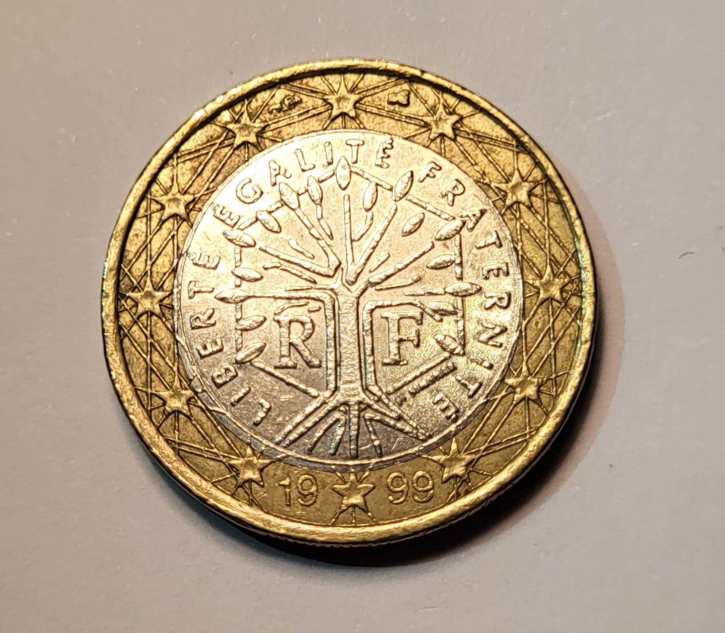 Pièce de 1 euro, France 1999, rare, erreurs, faute de frappe - Etsy France