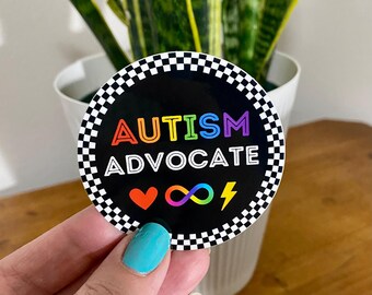 Autism Acceptance Smiley Sticker - Etsy